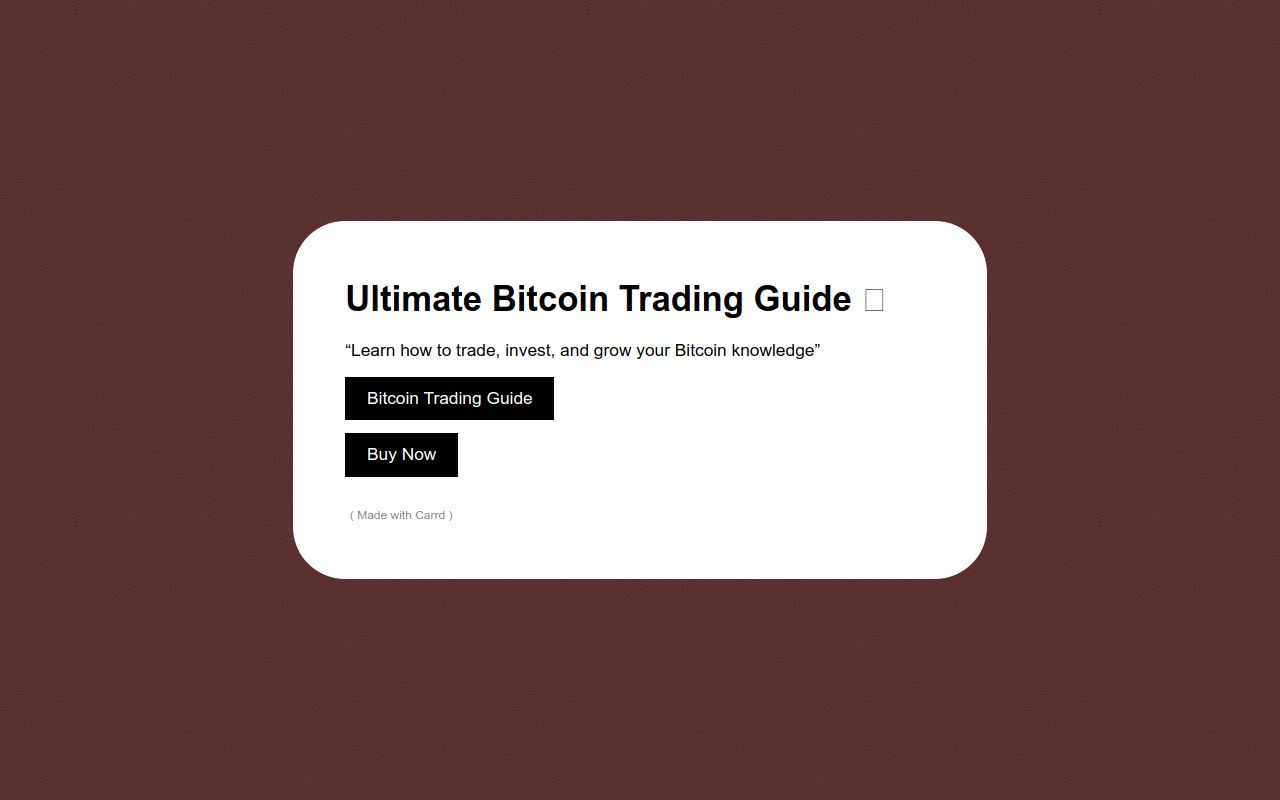 Ultimate Bitcoin Trading Guide